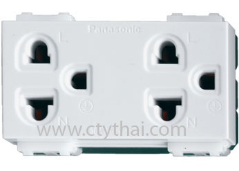 เต้ารับคู่ "Panasonic" / WEG 15929 - C T Y Intertrading Co.,Ltd. ขายส่ง ...